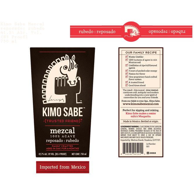 Kimo Sabe Mezcal Reposado 750ml | GABA