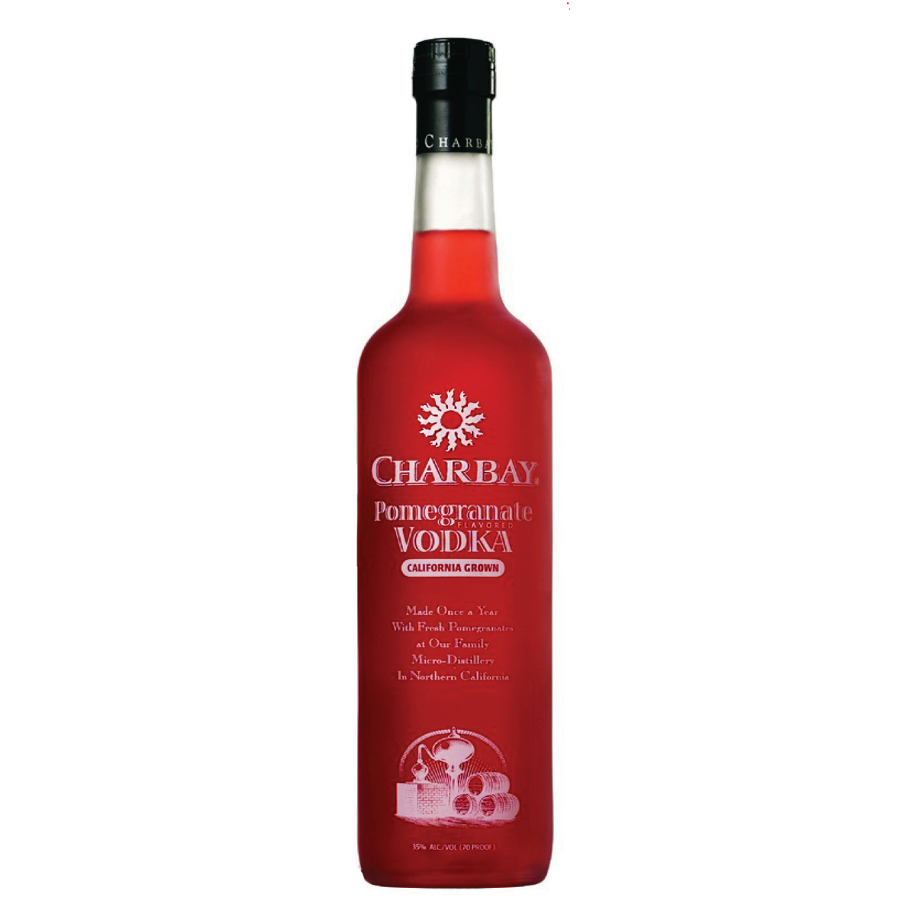Charbay Pomegranate Vodka 750ml – Organic | GABA
